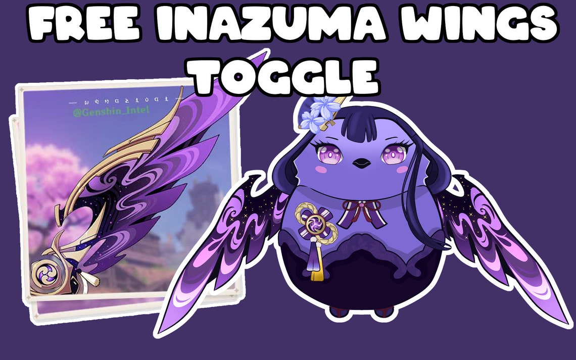 VTUBER PET Raiden Shogun Genshin Impact Inspired Bird! Twitch Streaming ...