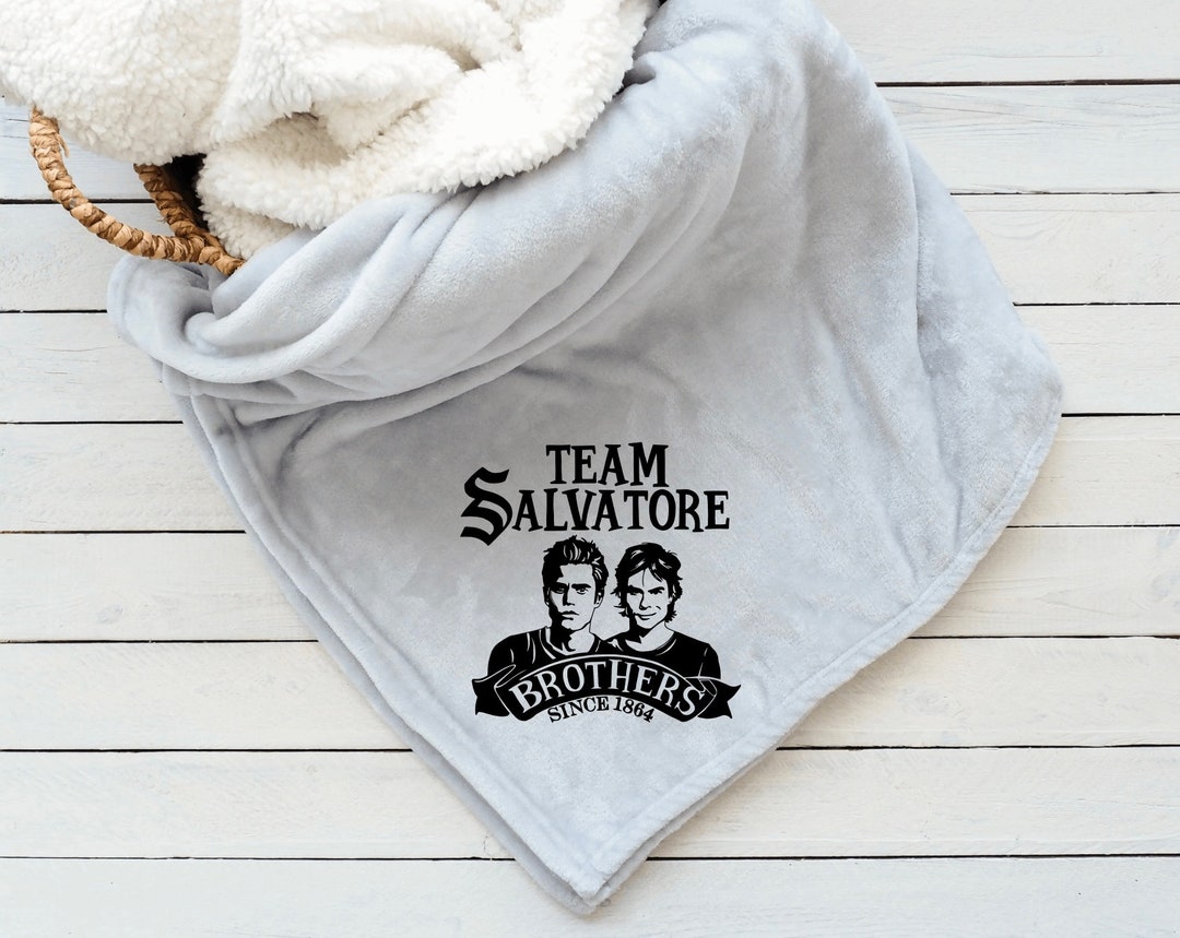 Comic Con TVD Blanket the Vampire Diaries Gift Team Damon Team - Etsy UK