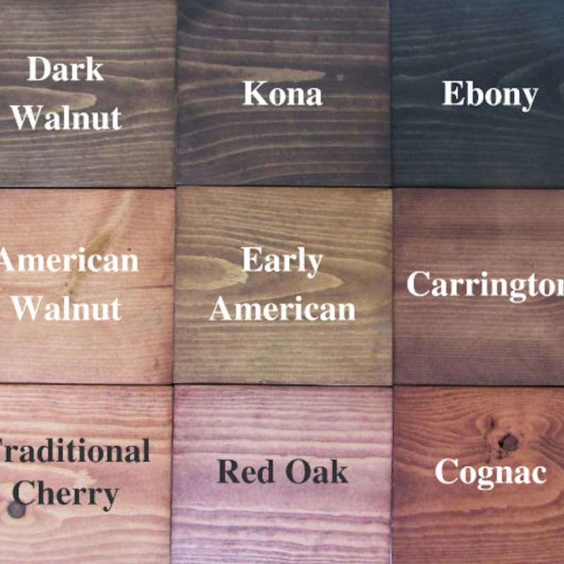 Pine Stain Samples - Etsy
