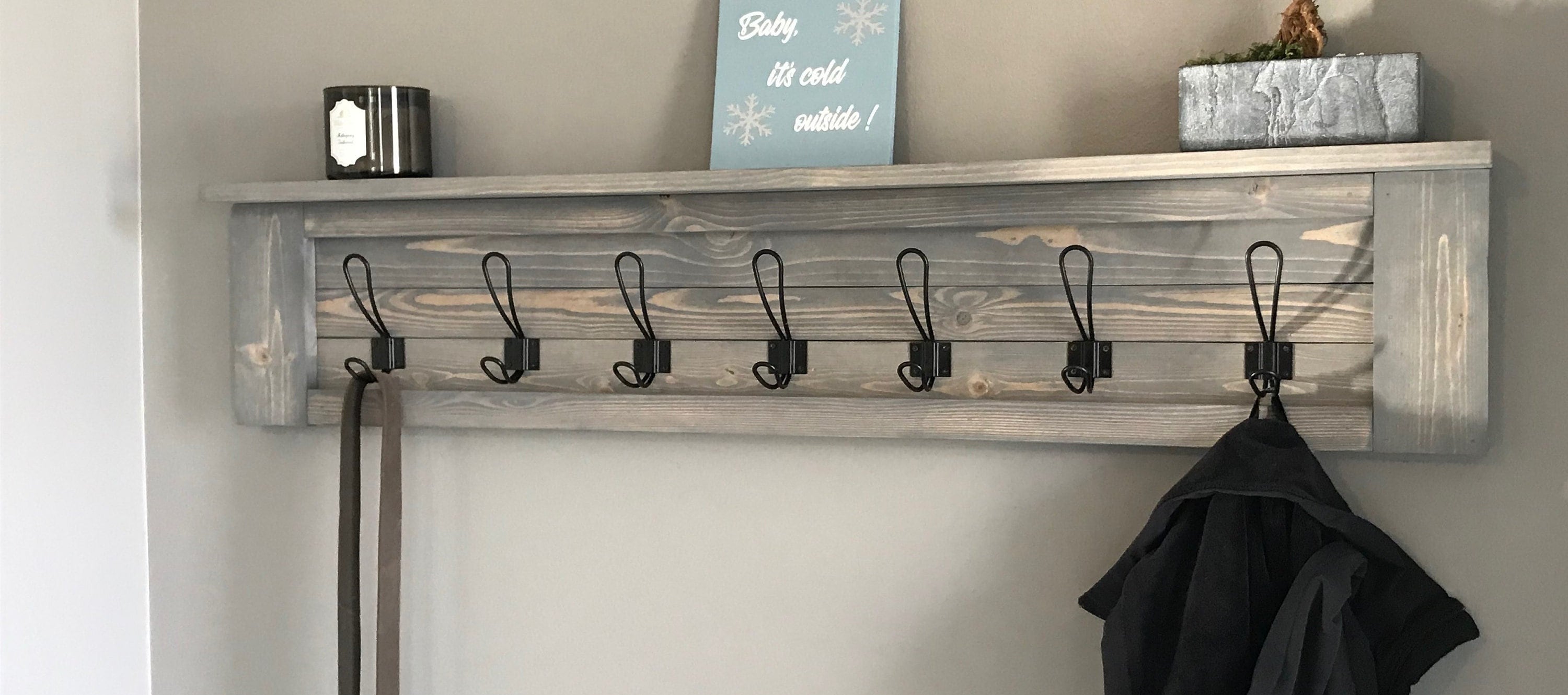 The banbury Wall Mounted Entryway Coat Rack or - Etsy