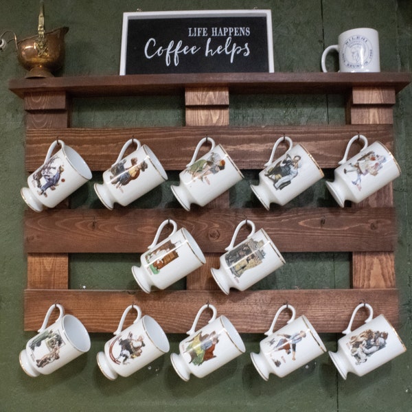 Mug Rack Wall - Etsy