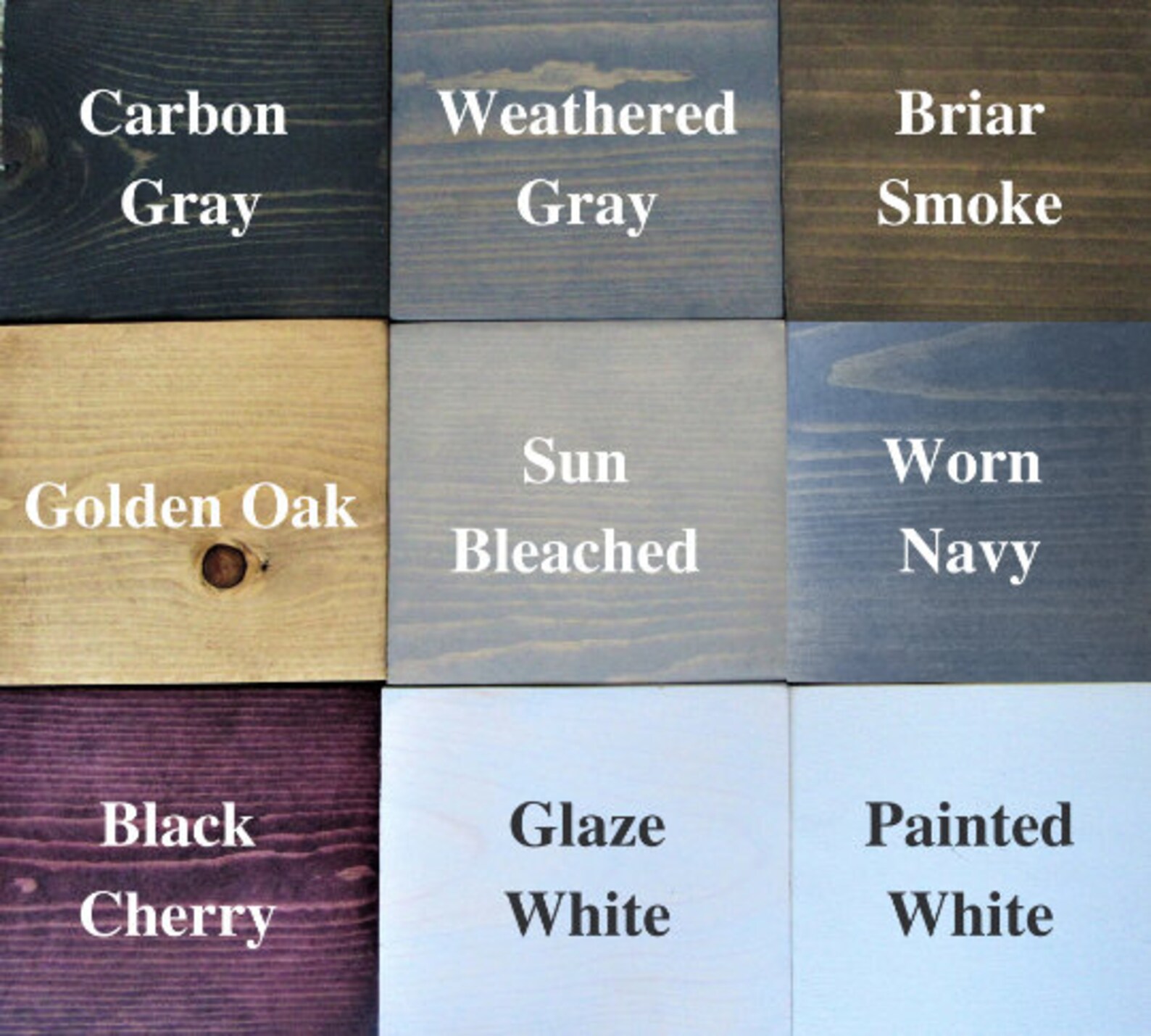 Pine Color Samples - Etsy