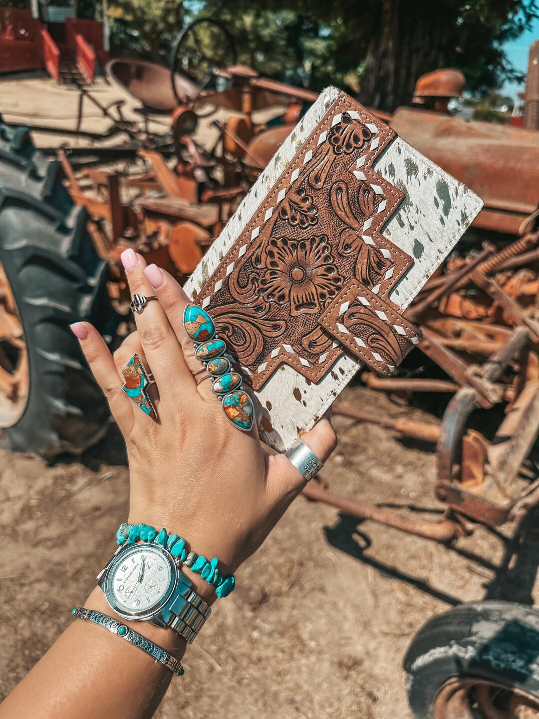 The Gold Foil White Lancaster Wallet a Haute Southern Hyde by Beth ...