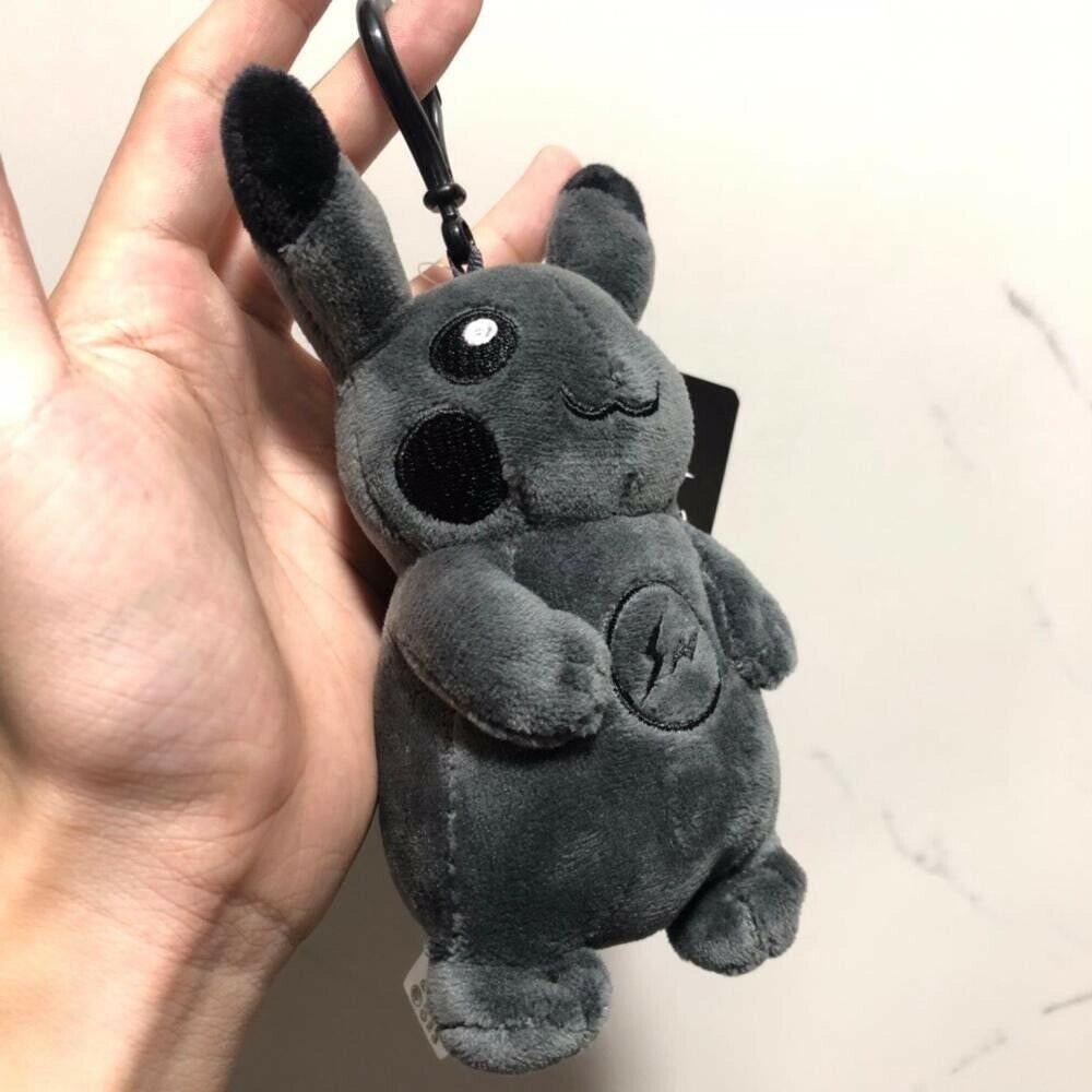 Limited Edition Pokemon Thunderbolt Pikachu Plush Toy Keychain Action ...
