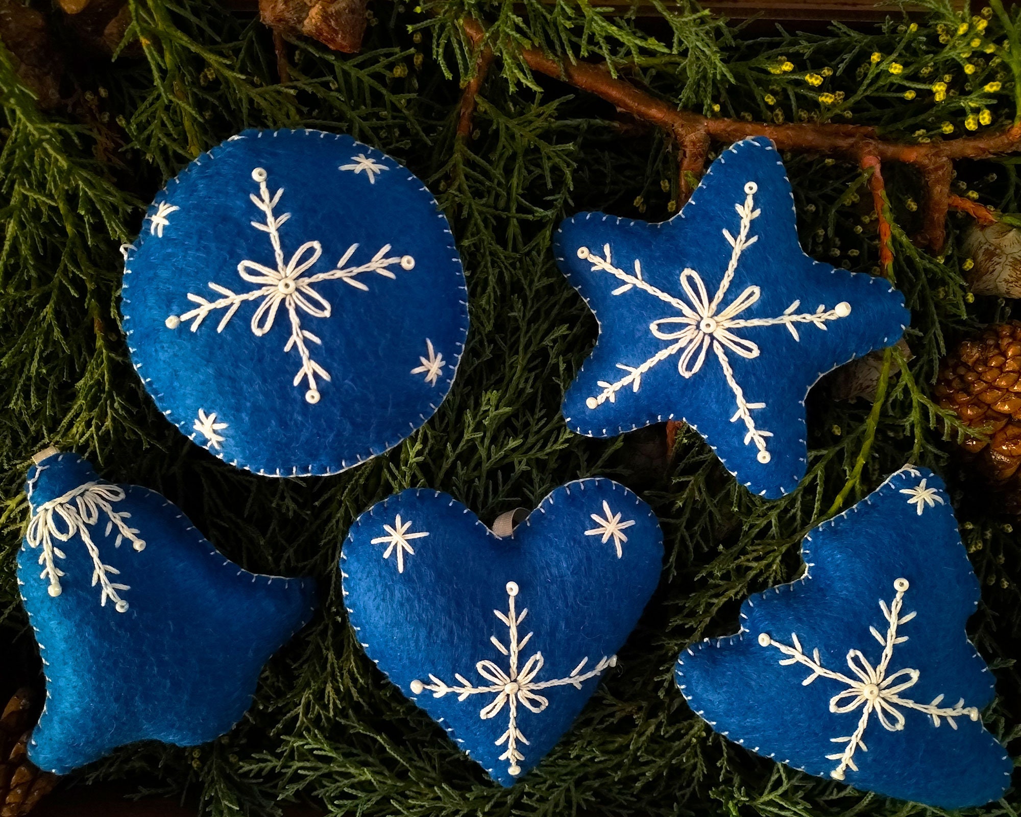 Christmas Felt Decorations, Christmas Tree Ornaments, Christmas Felt ...