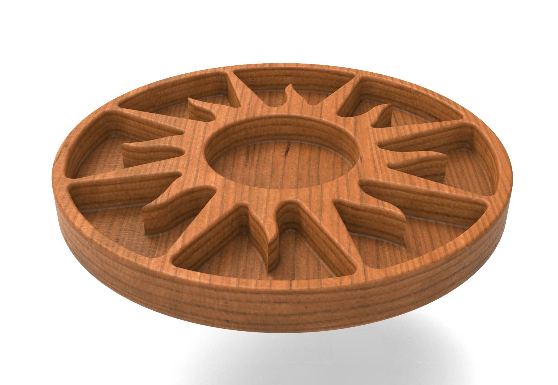 Circular Tray 3D STL Model for CNC and 3D Printers, Stl, Instant ...