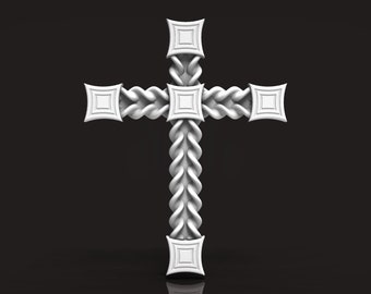 Christian Cross 3d Stl Model Jesus Artcam Wood Working - Etsy