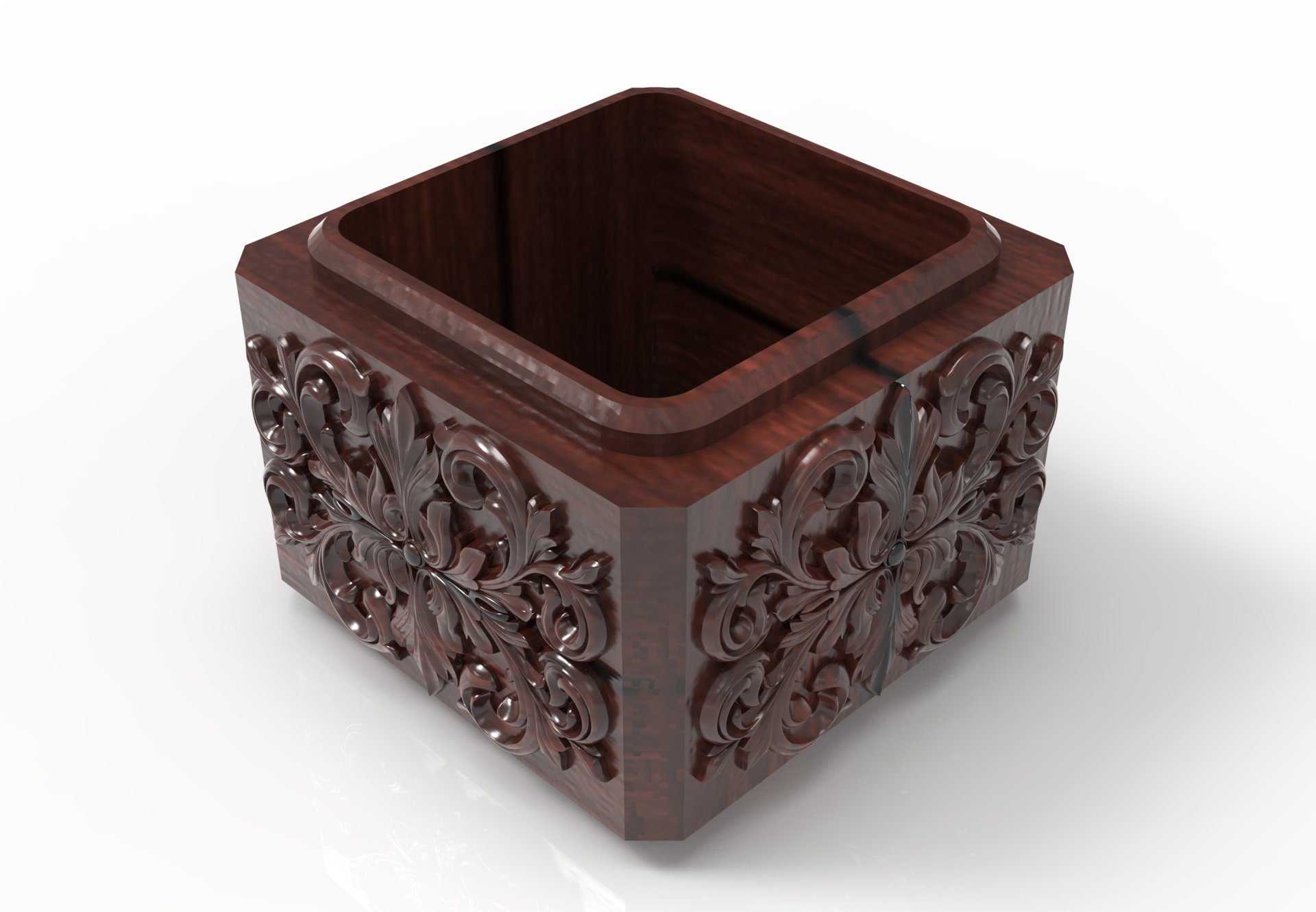 Jewelry Box, Ring Box, Jewelry Storage Box STL, Trinket Box, STL Models ...