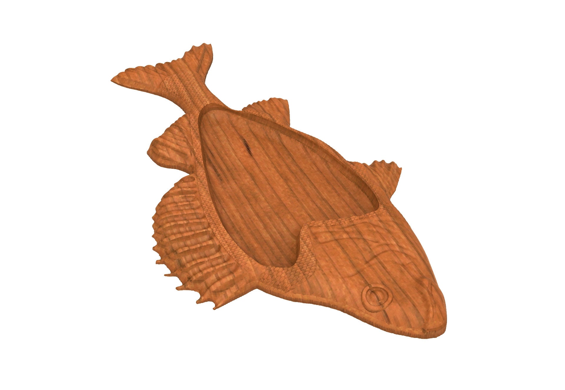 Fish Tray - 3D STL Model for CNC and 3D Printers, Stl, Instant Download ...