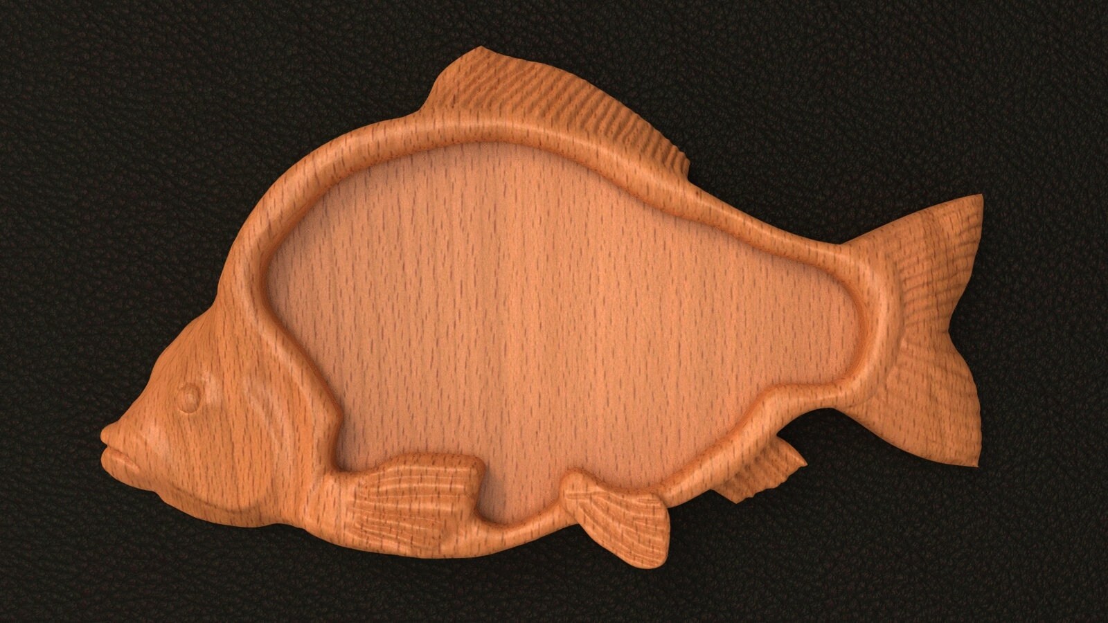 Fish Tray - 3D STL Model for CNC and 3D Printers, Stl, Instant Download ...
