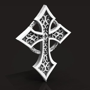 Christian Cross, 3d Stl Model, Jesus, Artcam, Wood Working, Cnc Relief ...