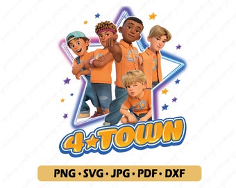 Four Town Svg - Etsy Australia