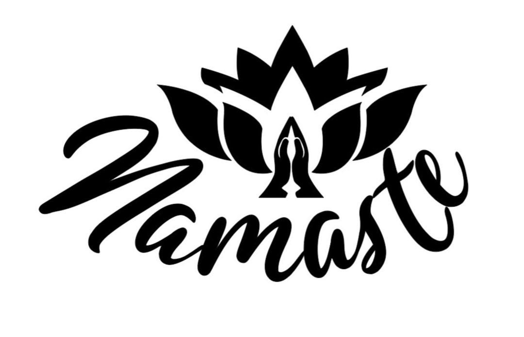 Digital NAMASTE DECAL - SVG - Etsy