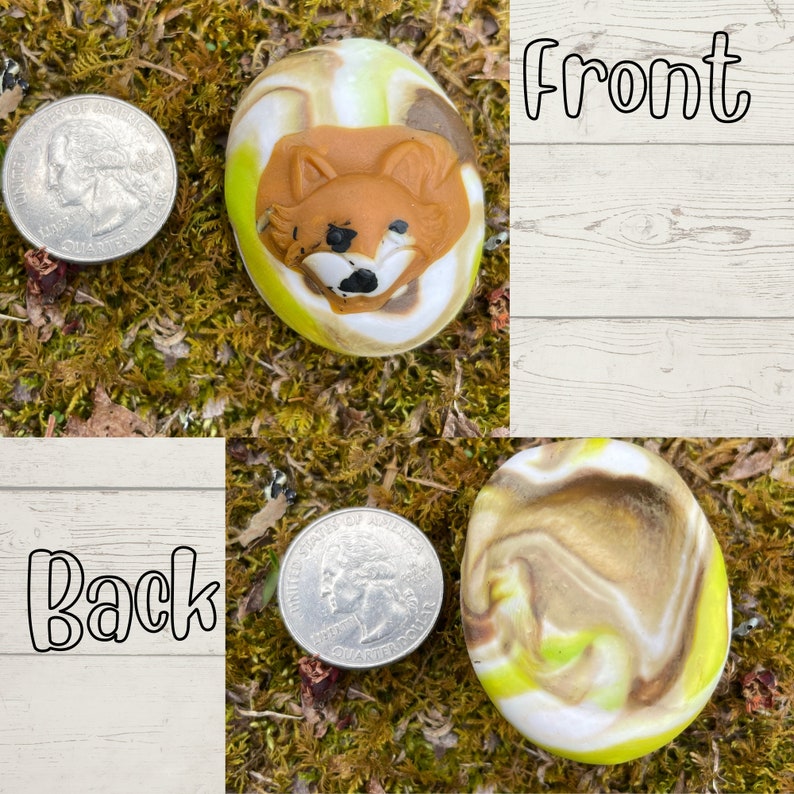 Animal Fidget Worry Stones Polymer Clay Colorful Sensory Toy - Etsy