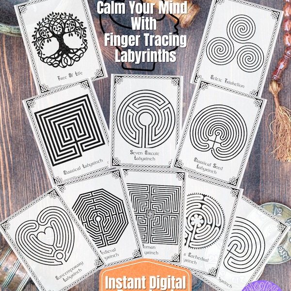 Finger Tracing Cards - Etsy