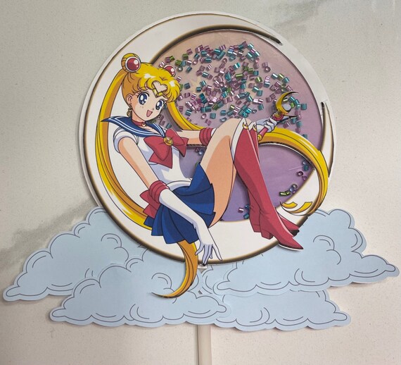 Sailor Moon Shaker Cake Topper - Etsy