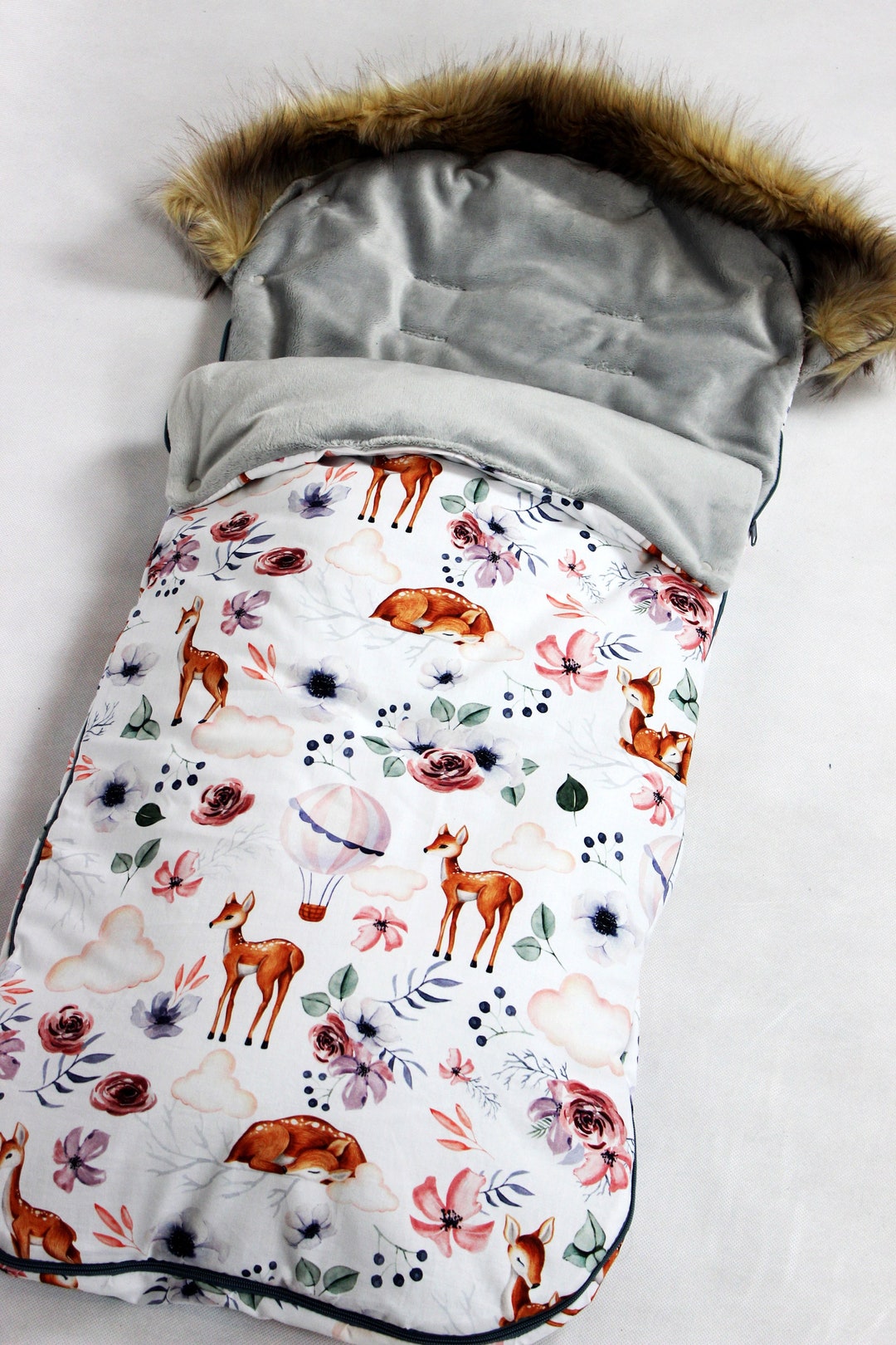 Footmuff for Pram, for Stroller, Waterproof Winter Walks, Newborn ...