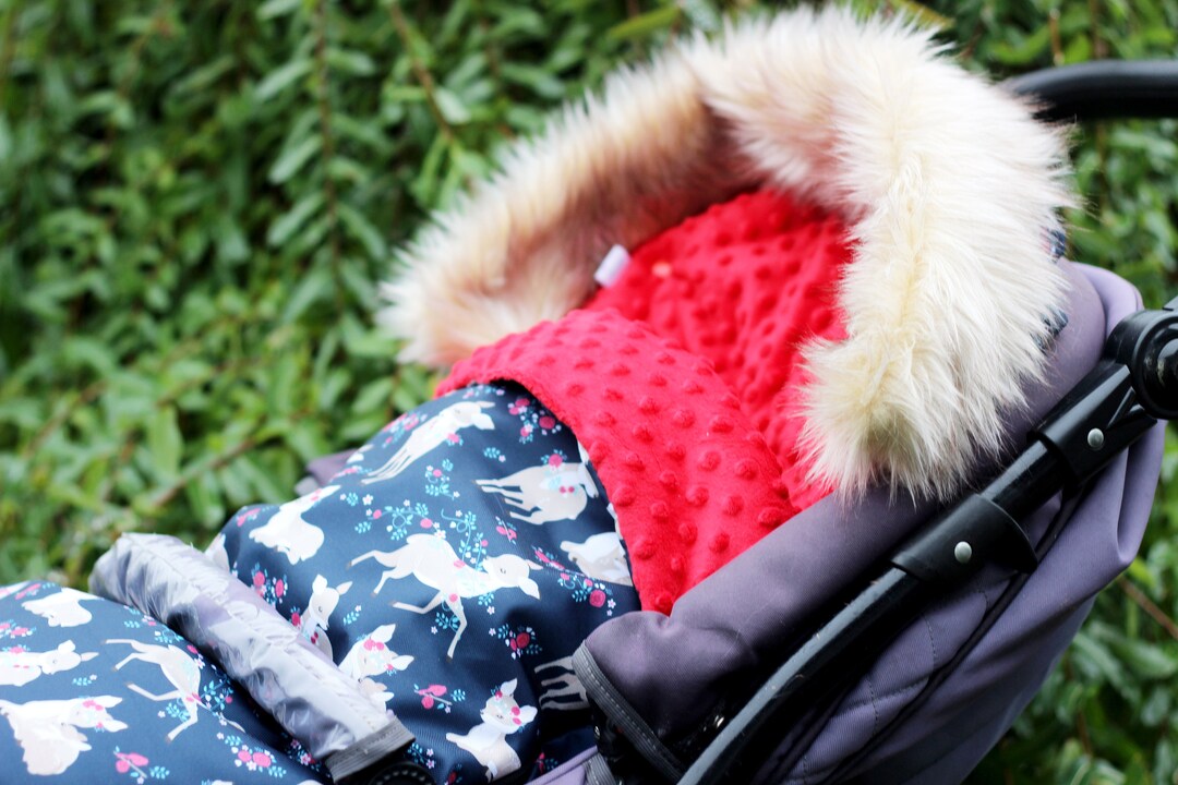 Footmuff for Pram, for Stroller, Waterproof Winter Walks, Newborn ...