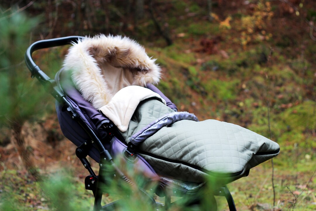 Footmuff for Pram, for Stroller, Waterproof Winter Walks, Newborn ...