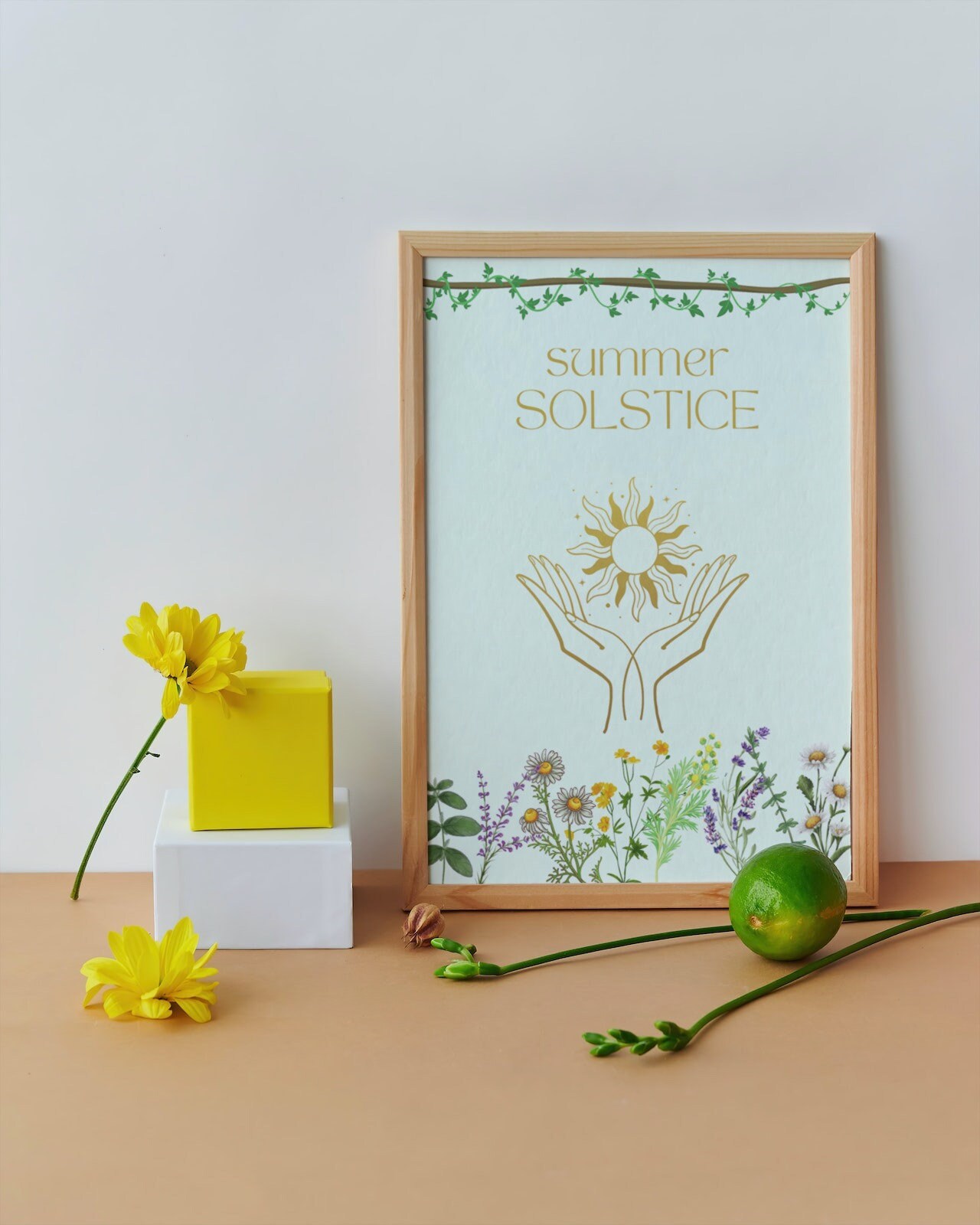 Summer Solstice Poster, Summer Solstice Digital Print, Summer Solstice ...