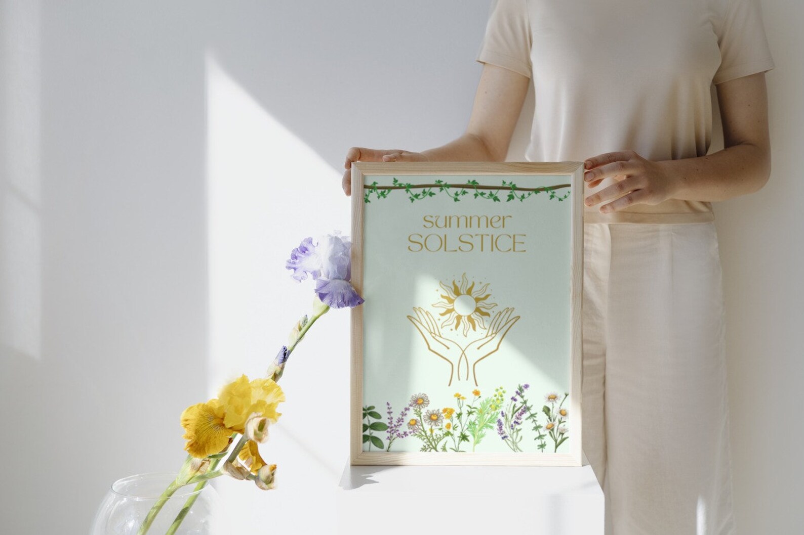 Summer Solstice Poster, Summer Solstice Digital Print, Summer Solstice Gift, Summer Solstice ...