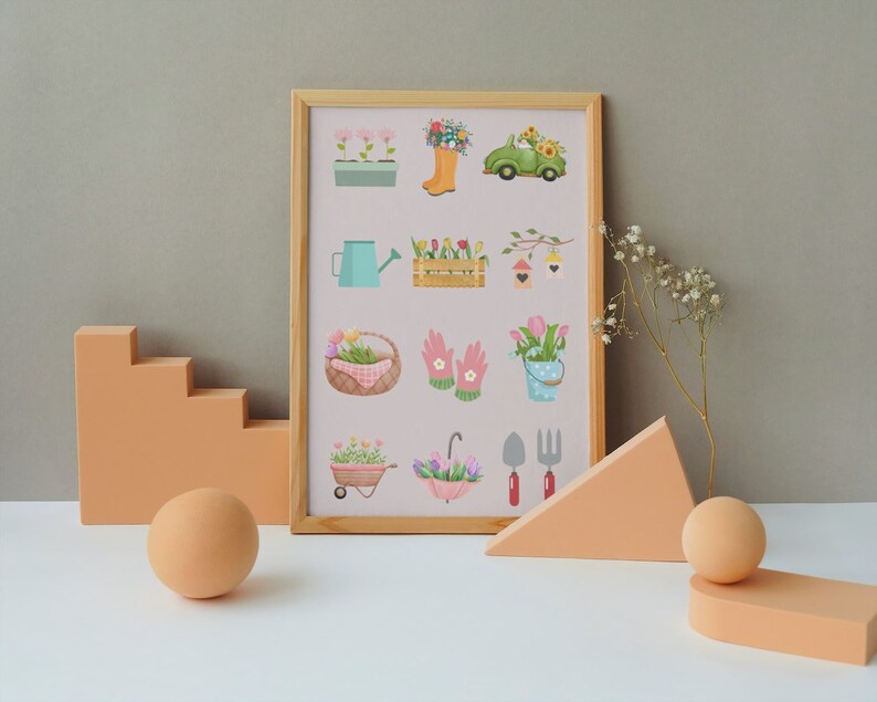 6 Printables Wall Art Bundle, Spring Digital Prints, Lilacs Print ...