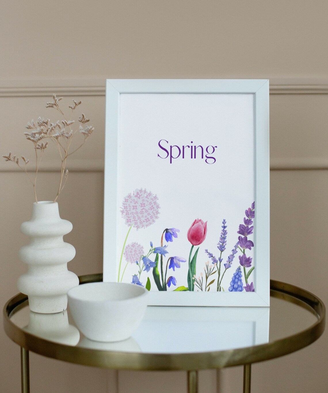 6 Printables Wall Art Bundle, Spring Digital Prints, Lilacs Print ...