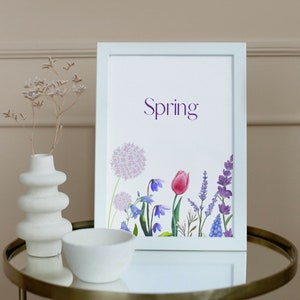 6 Printables Wall Art Bundle, Spring Digital Prints, Lilacs Print ...