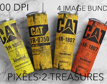 Cat Oil Filter Tumbler Svg - Etsy