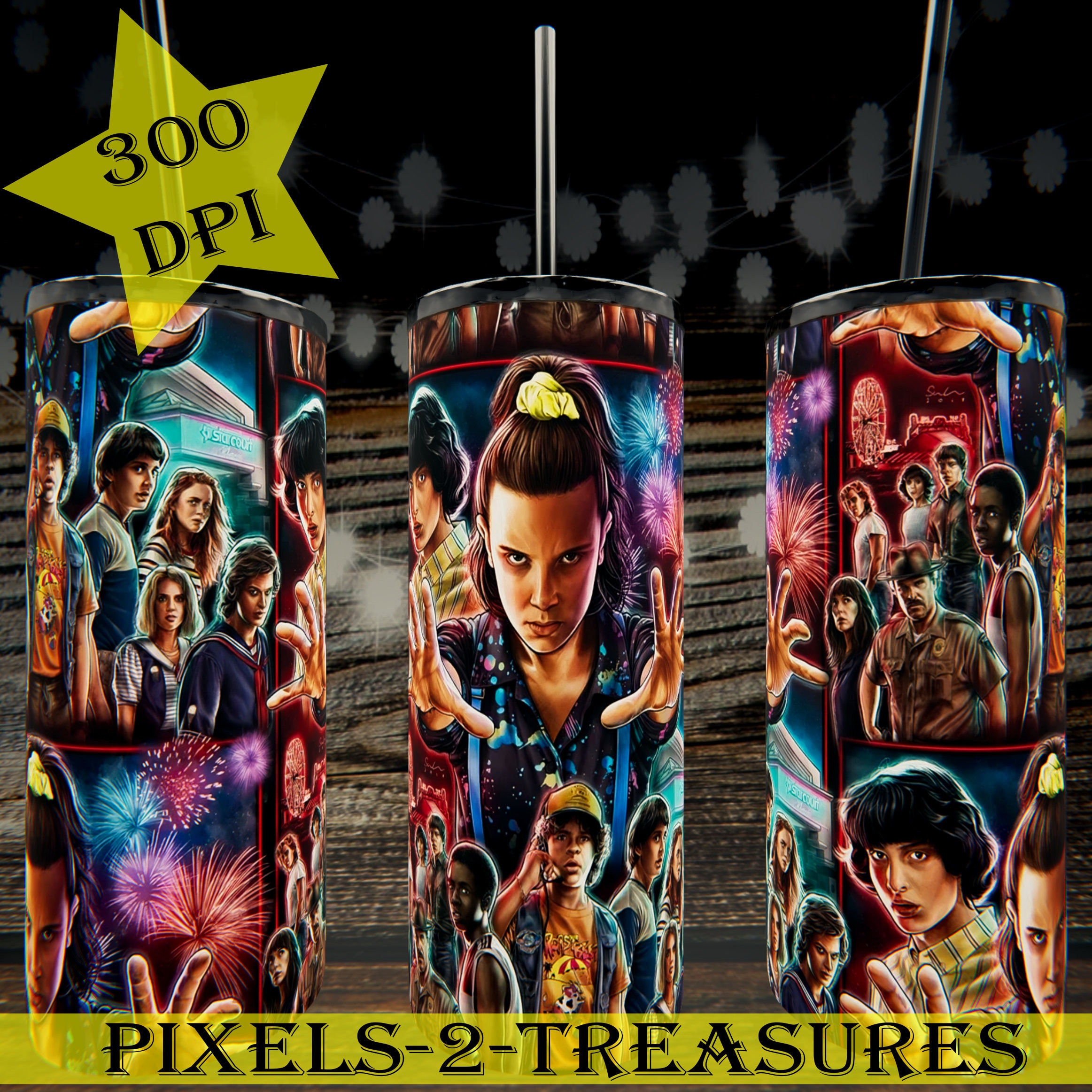 Stranger Thing Cups - Etsy