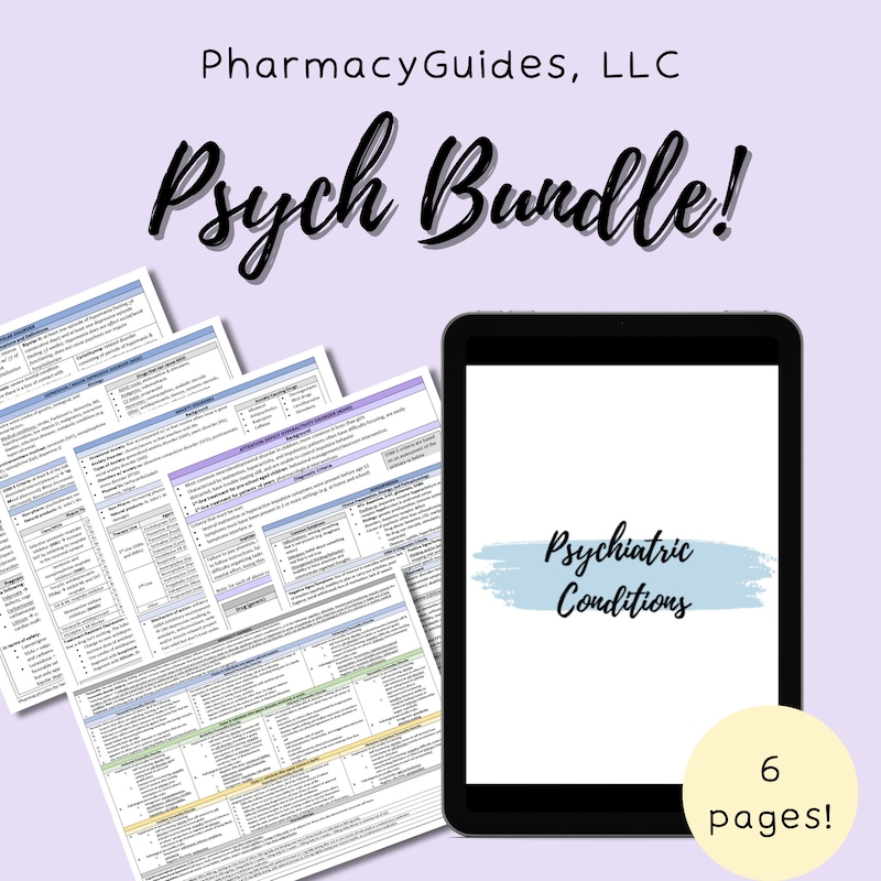 Psych Medications - Etsy