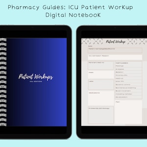 Comprehensive ICU Rounding Digital Notebook for Healthcare ...