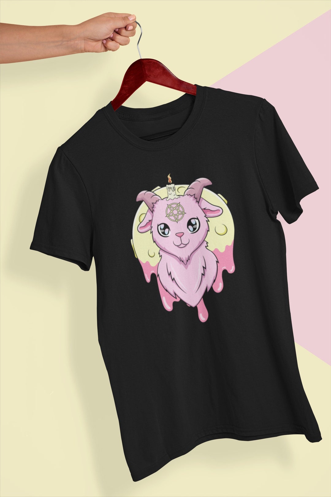 Cute Baphomet Demon T-shirt / Demon Kawaii Satan Shirt - Etsy