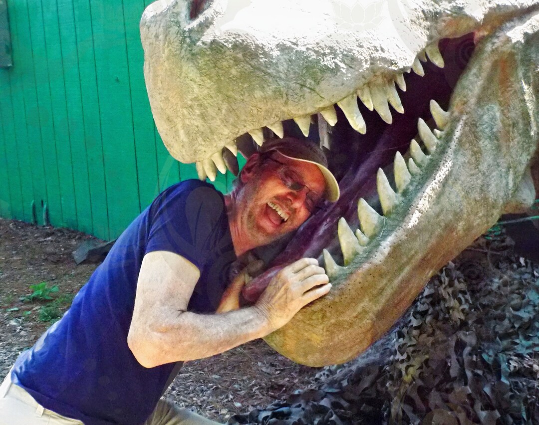 Elderly Man Dinosaur Attack Instant Digital Download for 6 X 4 Card - Etsy