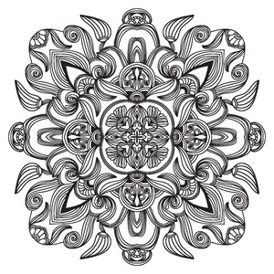 Digital Mandala Colouring Pages (download) - Etsy