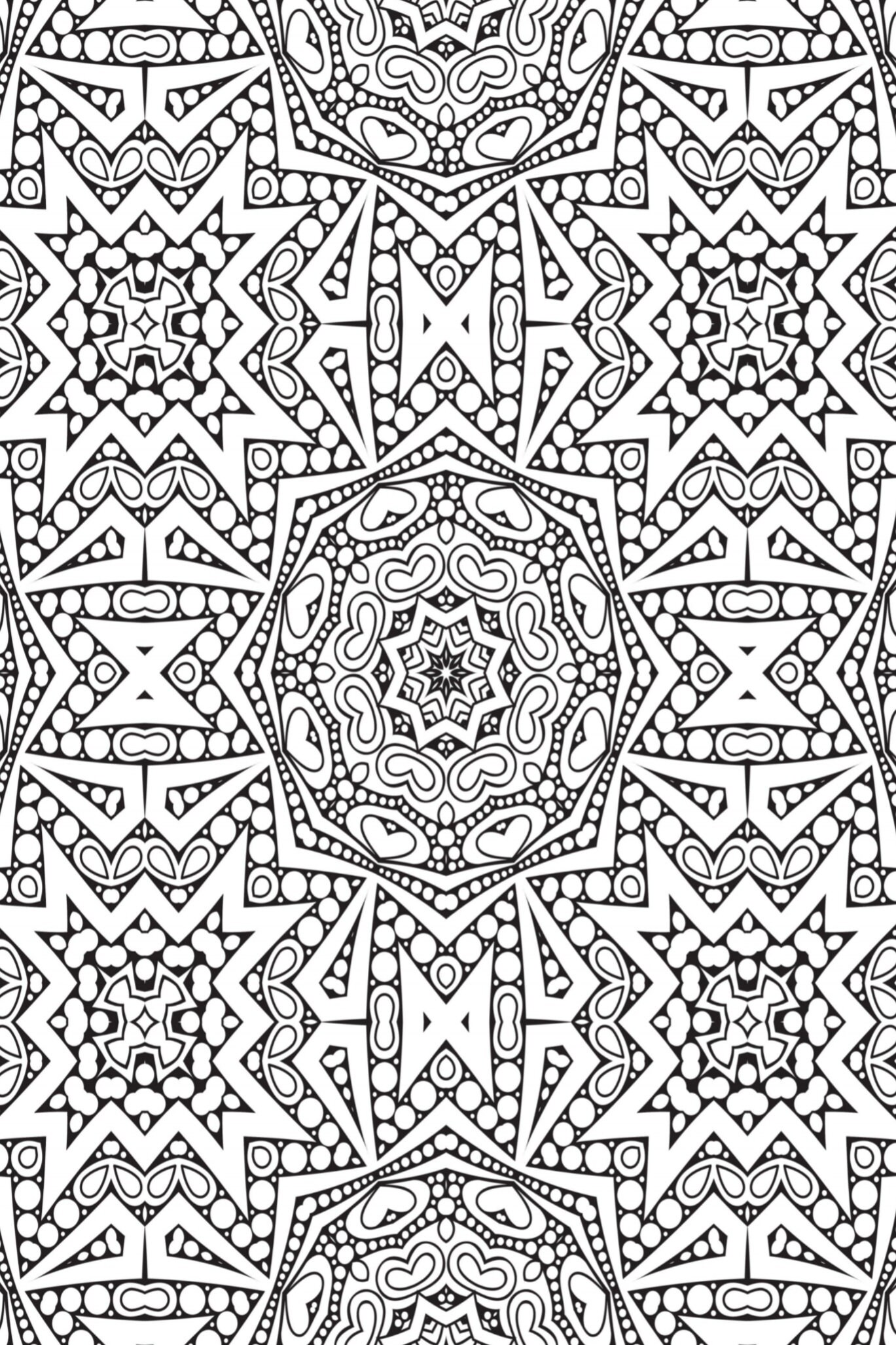 Digital Complex Colouring Pages - Etsy