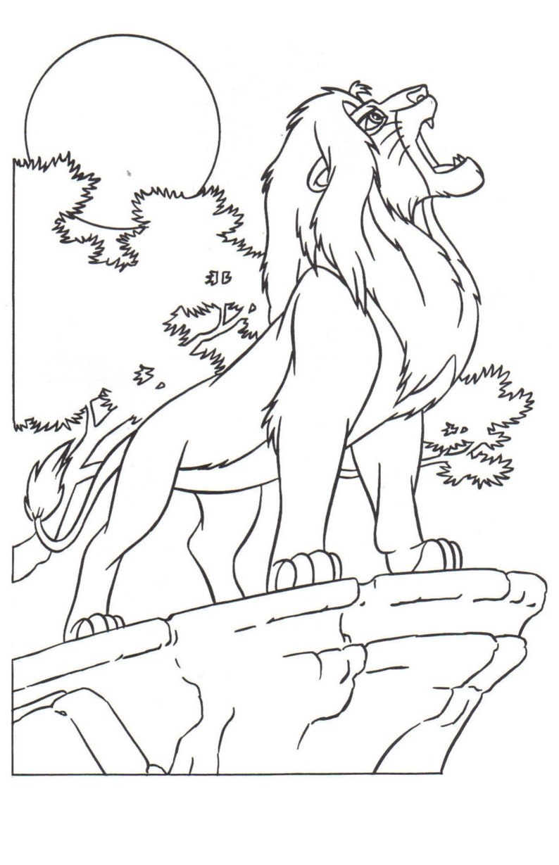Childrens Digital Colouring Pages - Etsy