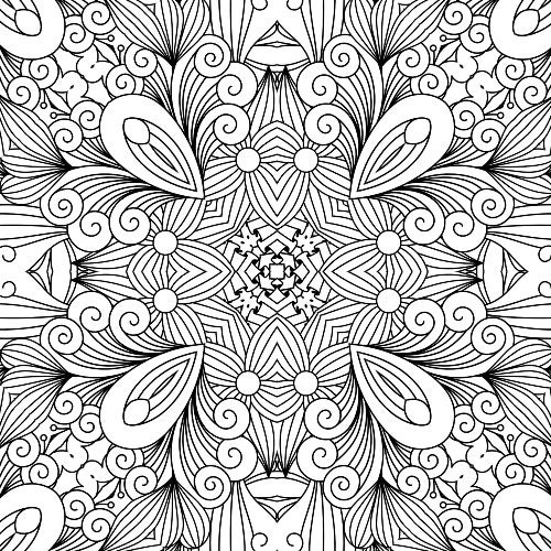 Digital Mandala Colouring Pages download - Etsy