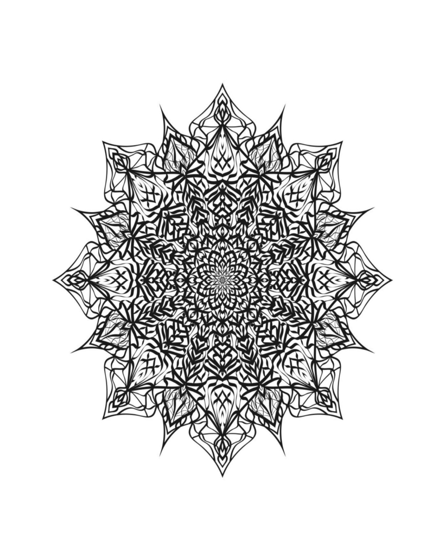 Digital Complex Colouring Pages - Etsy