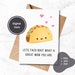 Let's Taco Bout It, Printable Greeting Card, Cute and Funny | Instant ...