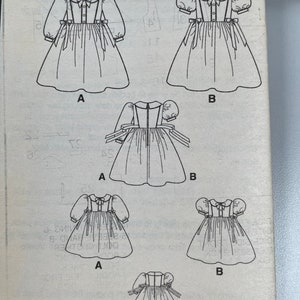 Simplicity 8358 FF Uncut Daisy Kingdom Size 3,4,5,6 Chest 22”-25”bonus ...