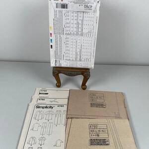 Simplicity 4760 FF Uncut Boys and Mens Pants and Shirt. Chest Size 22 ...