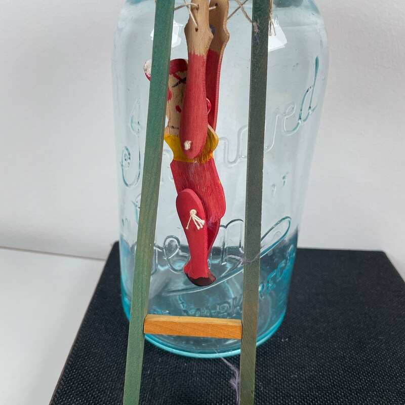 Wooden Acrobat Toy - Etsy