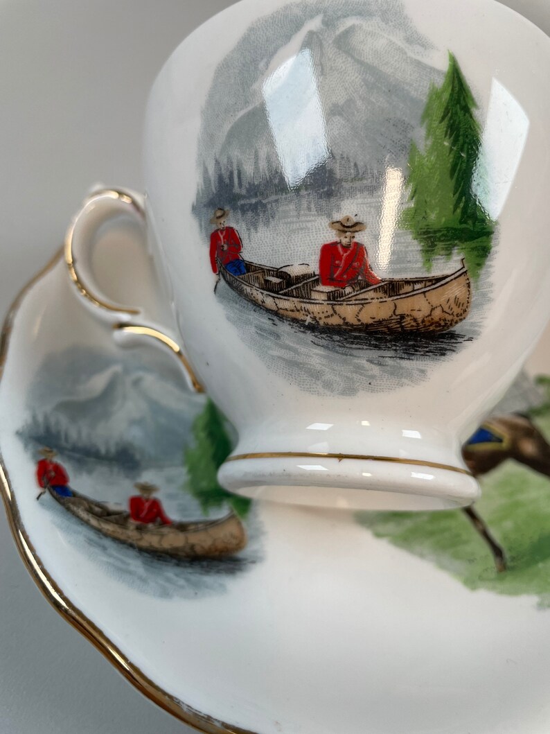 Vintage RCMP Royal Canadian Mounted Police Bone China Tea Cup - Etsy