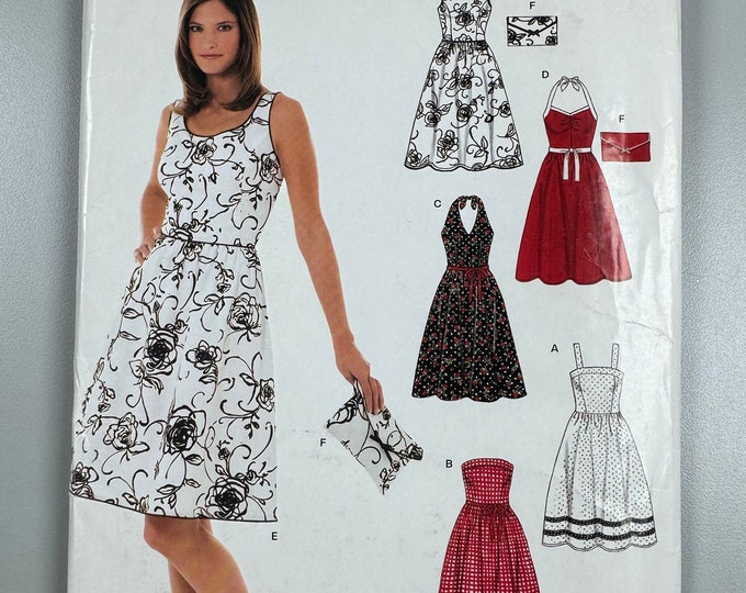 Simplicity New Look 6457 Misses Summer Dresses Misses Halter Dresses ...