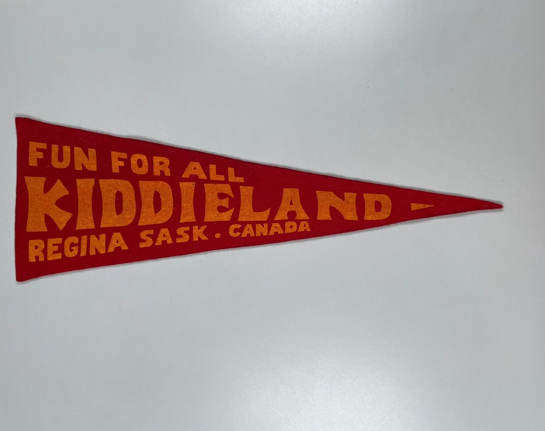 Vintage Felt Pennant Fun for All Kiddieland Regina Saskatchewan Canada ...