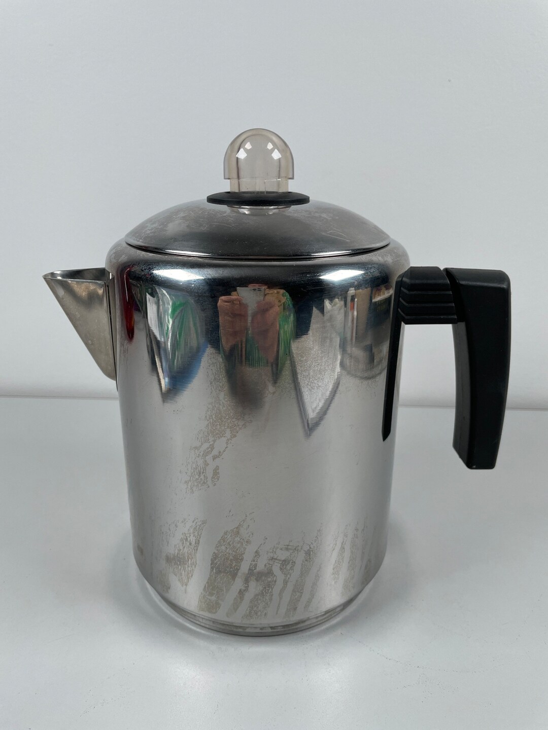 Vintage Chrome Aluminum Coffee Percolator. Tea Maker. Copca 0810 ...