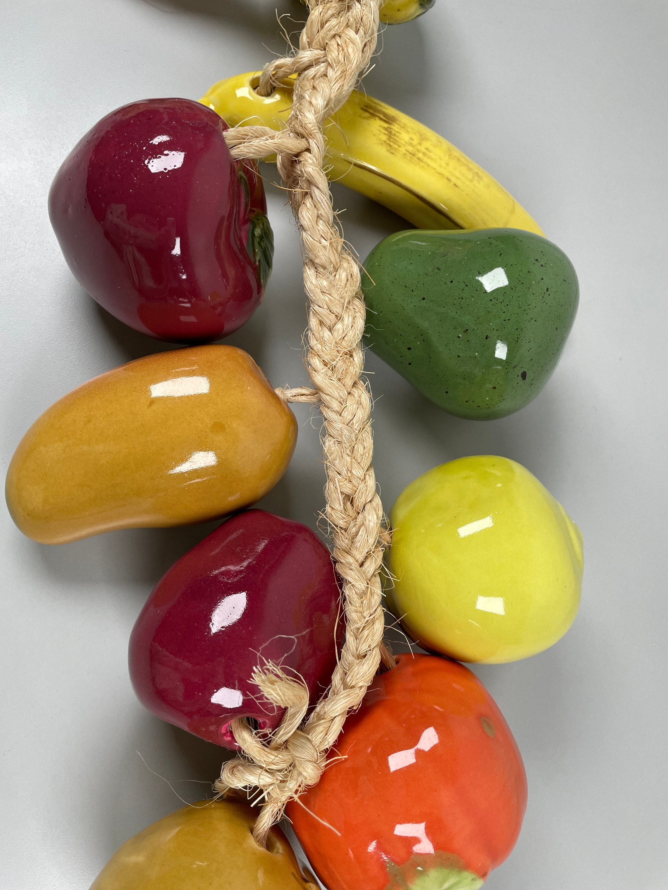 Vintage Fine China Ceramic Heavy Fruit Hanger 9 Pieces. Banana - Etsy