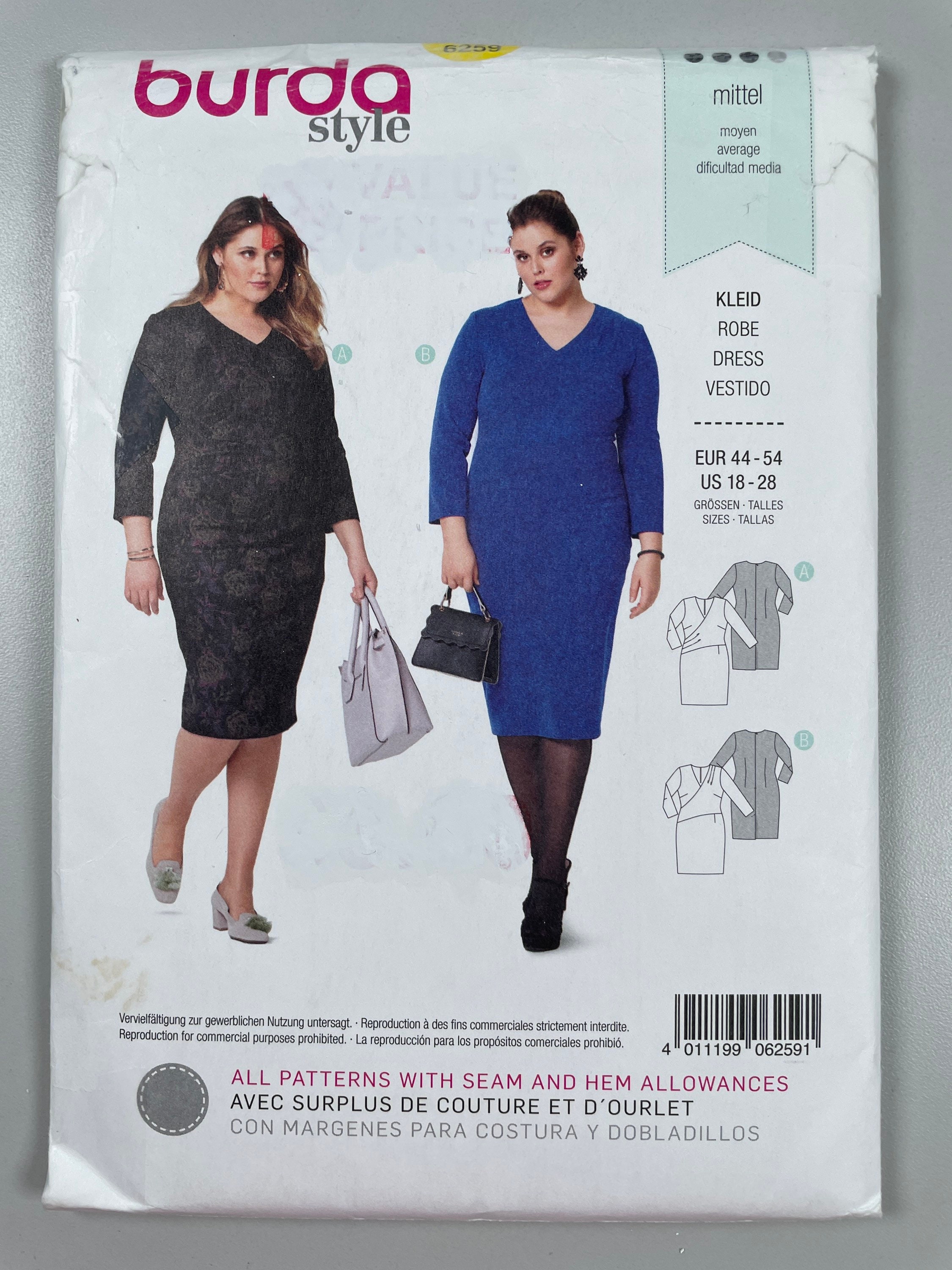 Burda Style Plus Size Dresses