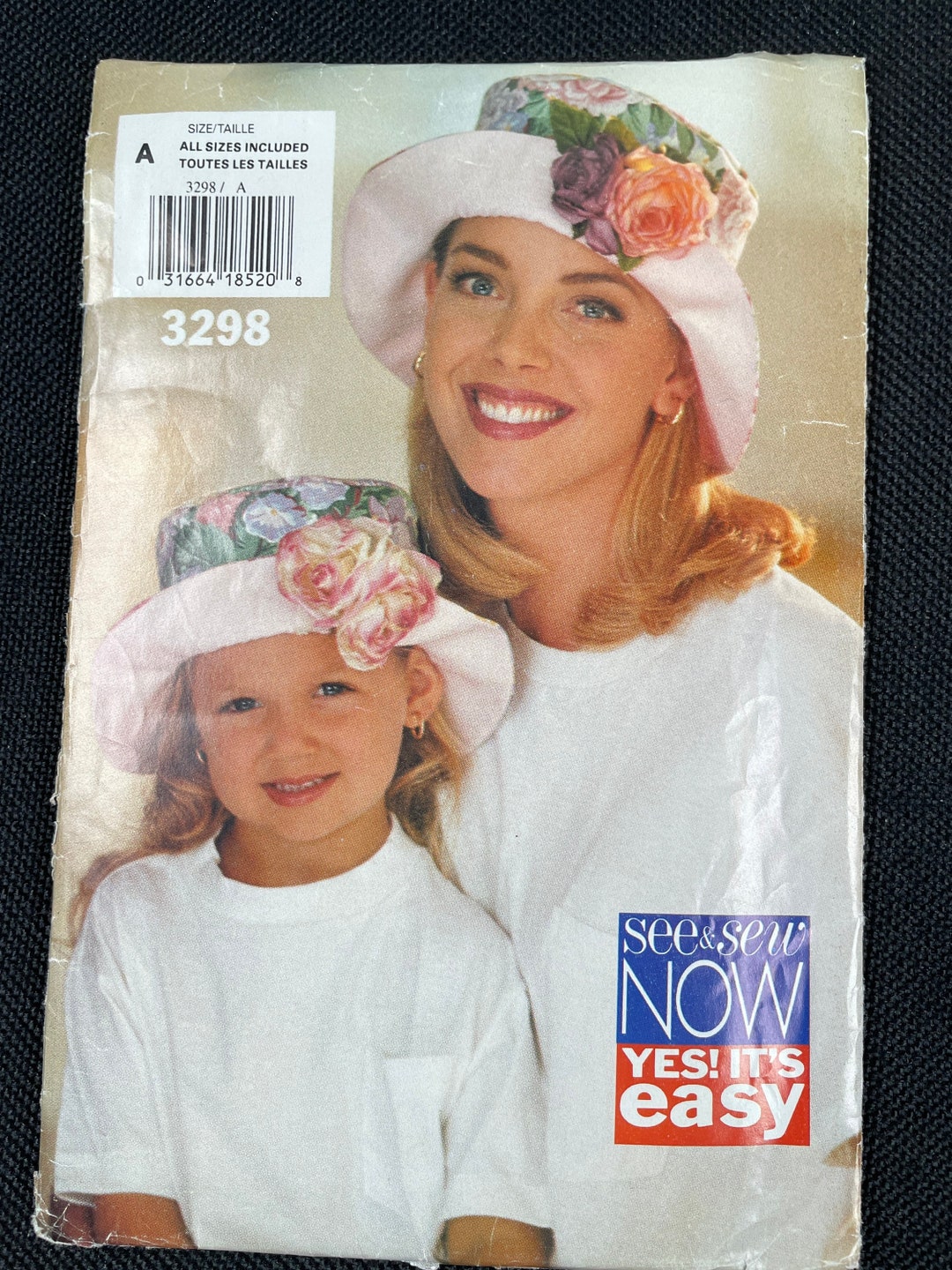 See N Sew 3298 FF Uncut Children N Adult Hat Sewing Pattern. - Etsy